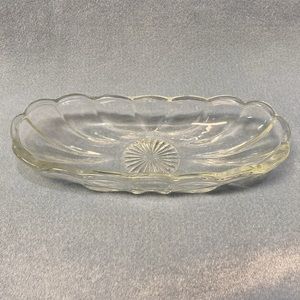 Heisey | Dining | Heisey Vintage Glass Colonial Clear Pattern Relish ...